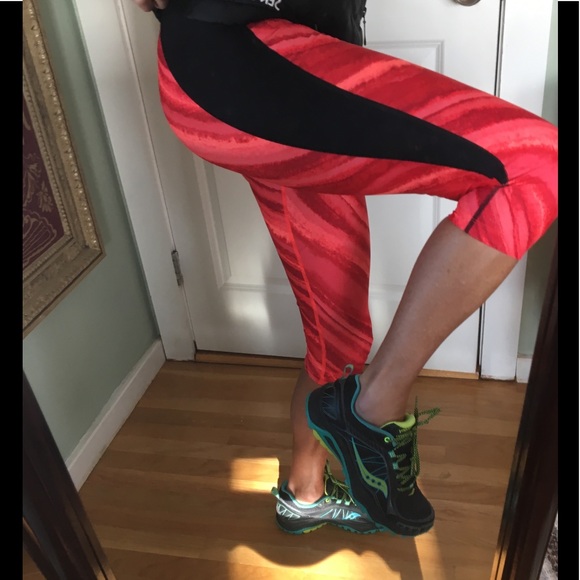 Nike | Pants & Jumpsuits | Nike Red 34 Dry Wick Workout Pant | Poshmark